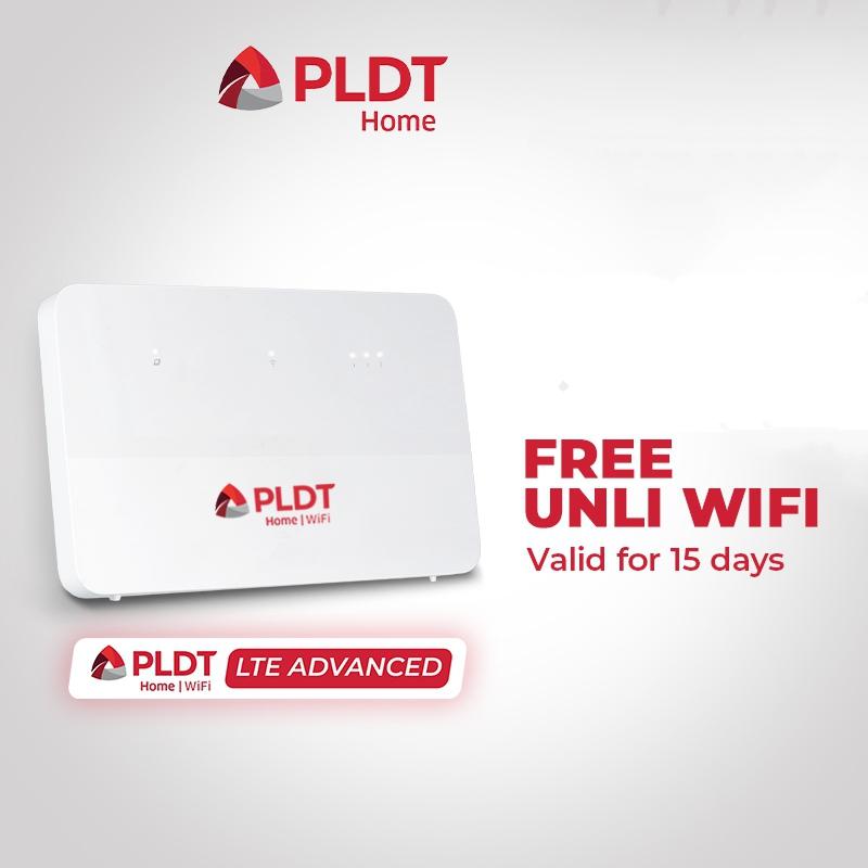 PLDT Home Prepaid WiFi 4G+ LTE-Advanced with FREE UNLI WiFi valid ...