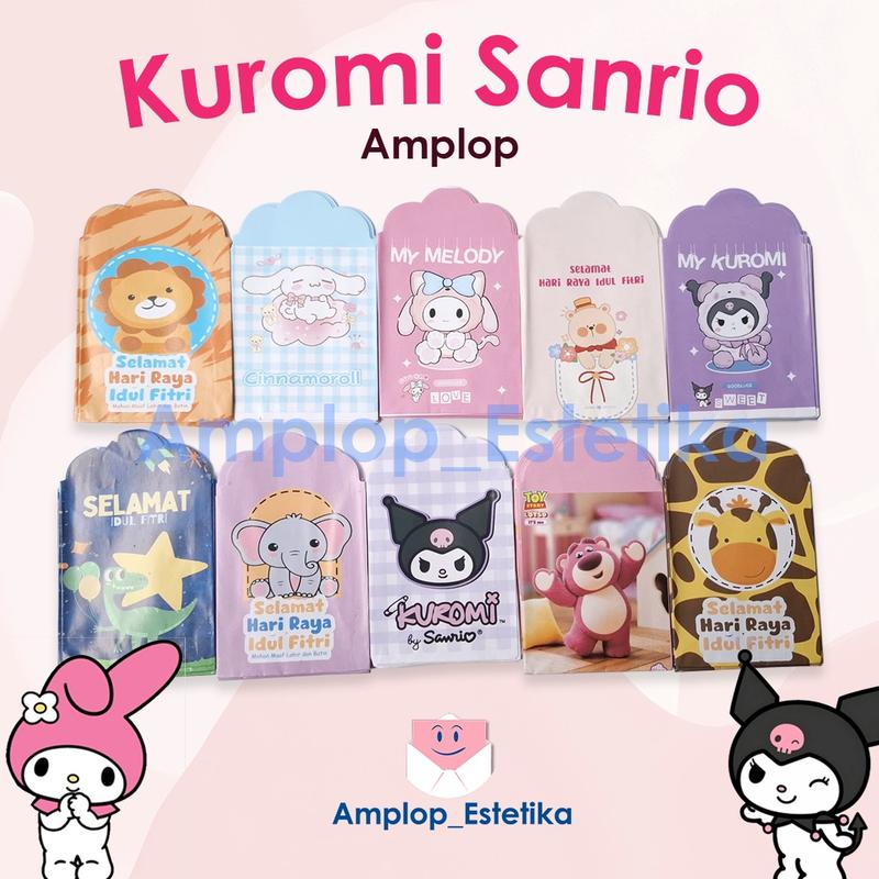 100 Pcs Amplop Sanrio Kuromi Medium 10 Motif / Amplop Lebara - Shop | Tokopedia