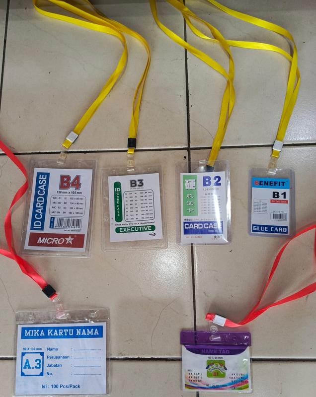 SATU SET ID CARD + MIKA + TALI ID CARD - Shop | Tokopedia