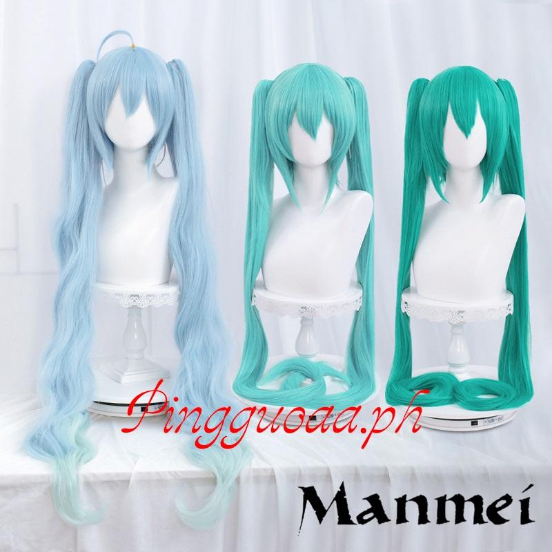 Manmei Vocaloid Hatsune Miku Sakura Miku Cosplay Wig 110cm Long ...