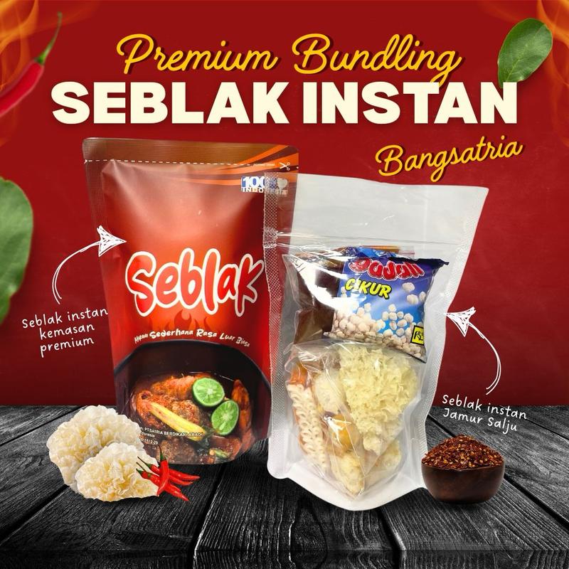 Paket Bundling SEBLAK INSTAN PREMIUM + SEBLAK INSTAN JAMUR SALJU ...