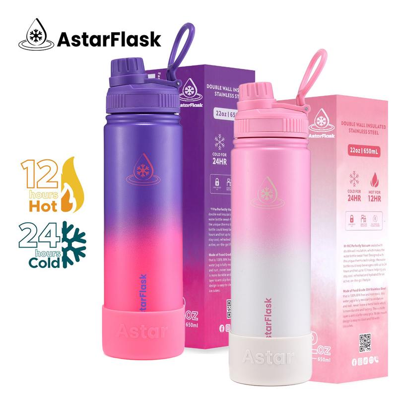 Astar flasks Water Bottle With Handle 650/960/1200ml Botol Air - TikTok ...