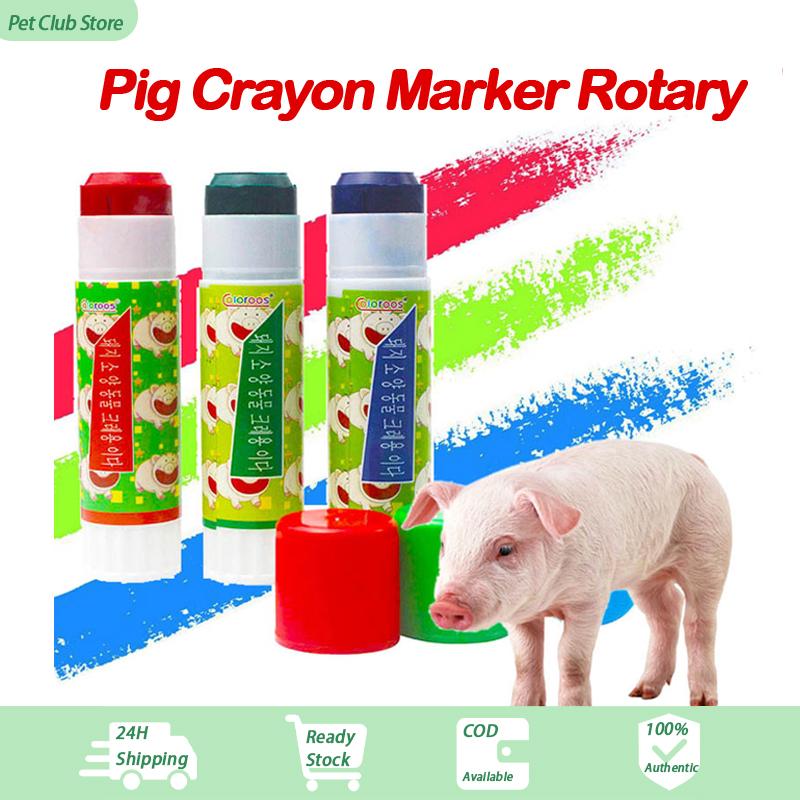 1/3Pcs Livestock Pig Crayon Marker Rotary Farm Animal Crayon - TikTok ...