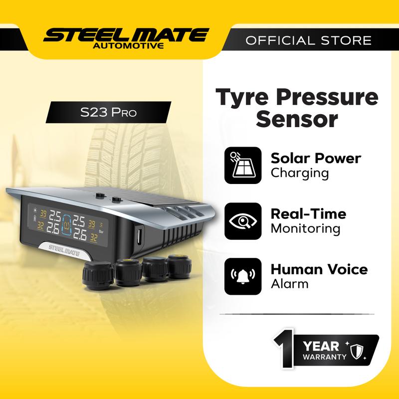 [New] Steelmate Solar Powered TPMS S23 Pro Tire Pressure and - TikTok ...
