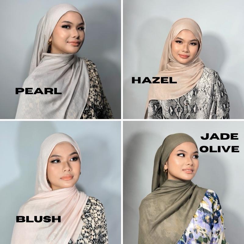 Basic Modal Hijab - Single Stitched - TikTok Shop Malaysia