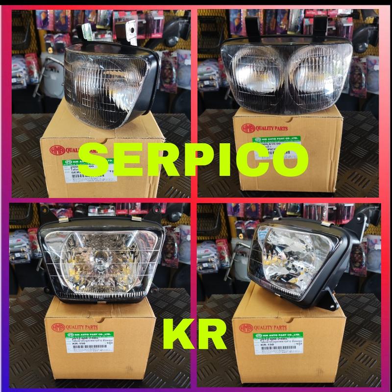 LAMPU DEPAN KAWASAKI KR SERPICO/KRZ LAMPU DEPAN THAILOOK HEADLAMP ...