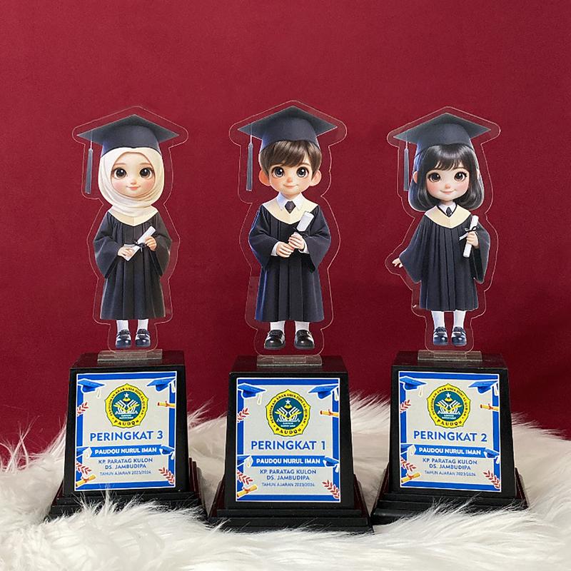 Custom Sticker Tatakan Piala Akrilik Pesantren Kilat Manasik - Shop ...