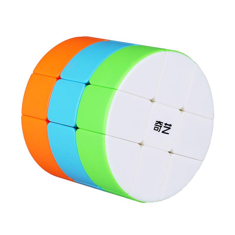 QiYi Cylinder Cube 3x3 Magic Speed Stickerless Professional Fidget ...