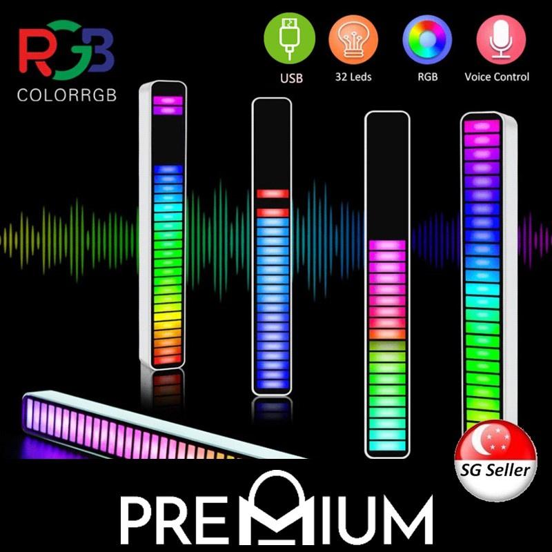 RGB LED Music Light Music Rhythm Light Bar Pickup Sound Control ...