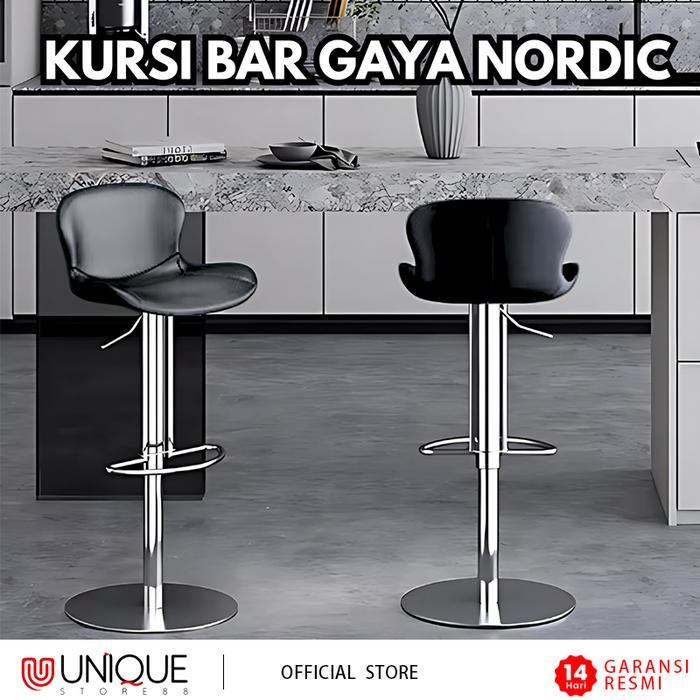 Promo Kursi Bar Hidrolik Bar Stool Bangku Cafe Makan Minimalis Kursi ...