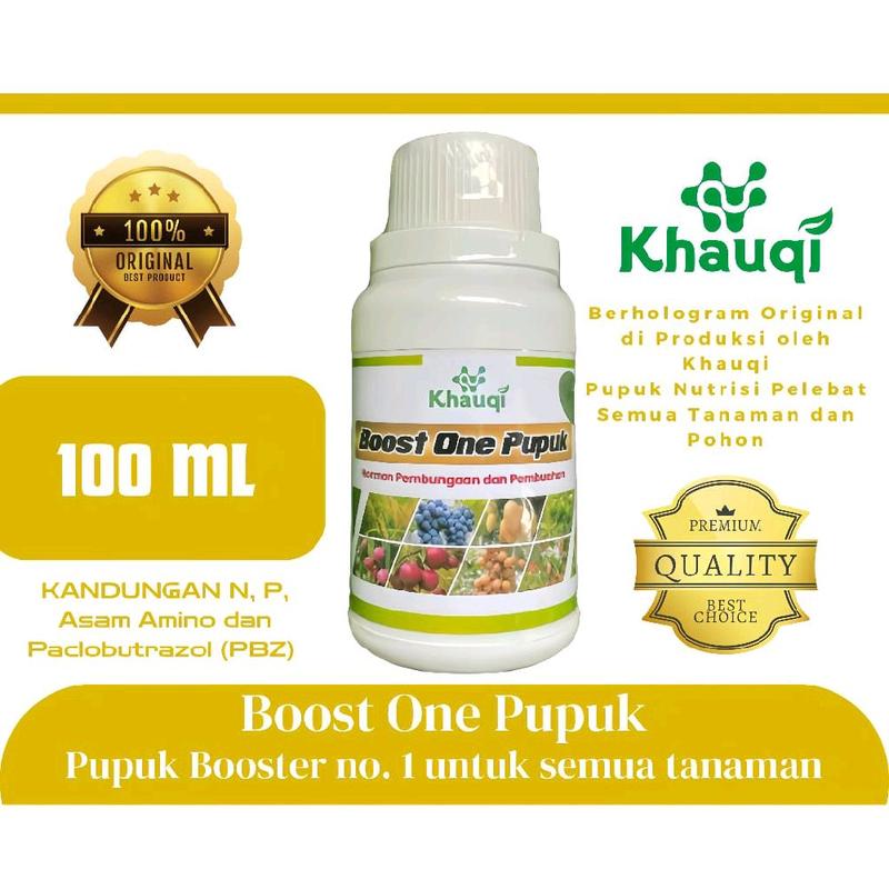 Boost One Pupuk Booster Buah Hormon Pembungaan Dan Pembuahan 100ml ...
