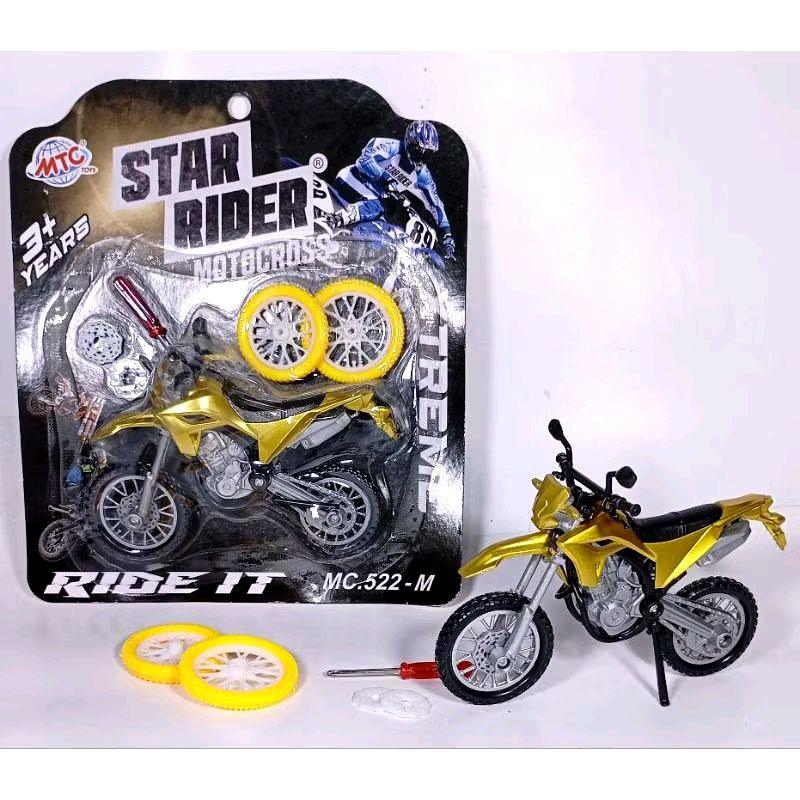 Ready Stok Mainan Motor Cross Trail Metalic Toys Anak - Shop | Tokopedia