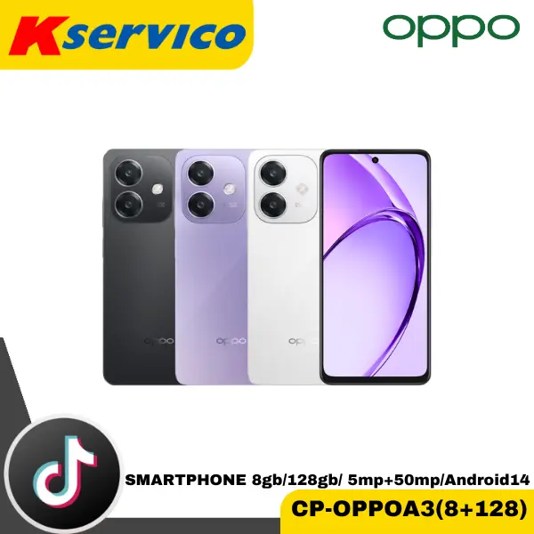 Oppo OPPOA3(6+128) CPH2669 Smartphone with 6GB/128GB, 50MP Rear ...