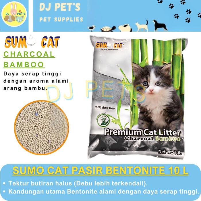 Promo Sumo Cat Pasir Gumpal Bentonite Premium Cat Litter 10 L Toilet ...