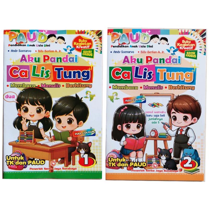 Paket isi 2 Buku Aku Pandai Calistung untuk TK dan PAUD Serb - Shop ...