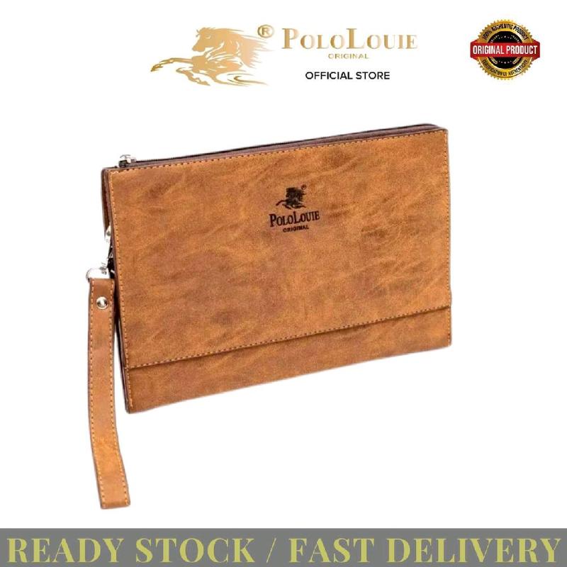 Polo Louie PU Leather Multi-Compartment Clutch / Beg Tangan Unisex ...