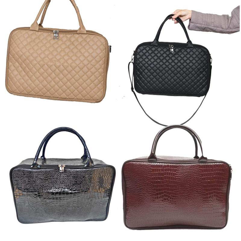 Travel Bag Kulit Sintetis Croco Waterproof dengan Kantong Dalam - Shop ...