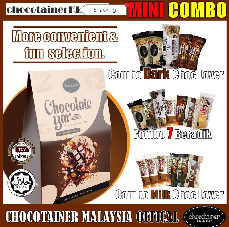 Mini Combo - Chocotainer Coklat Snacking Sedap Chocolate Coconut ...