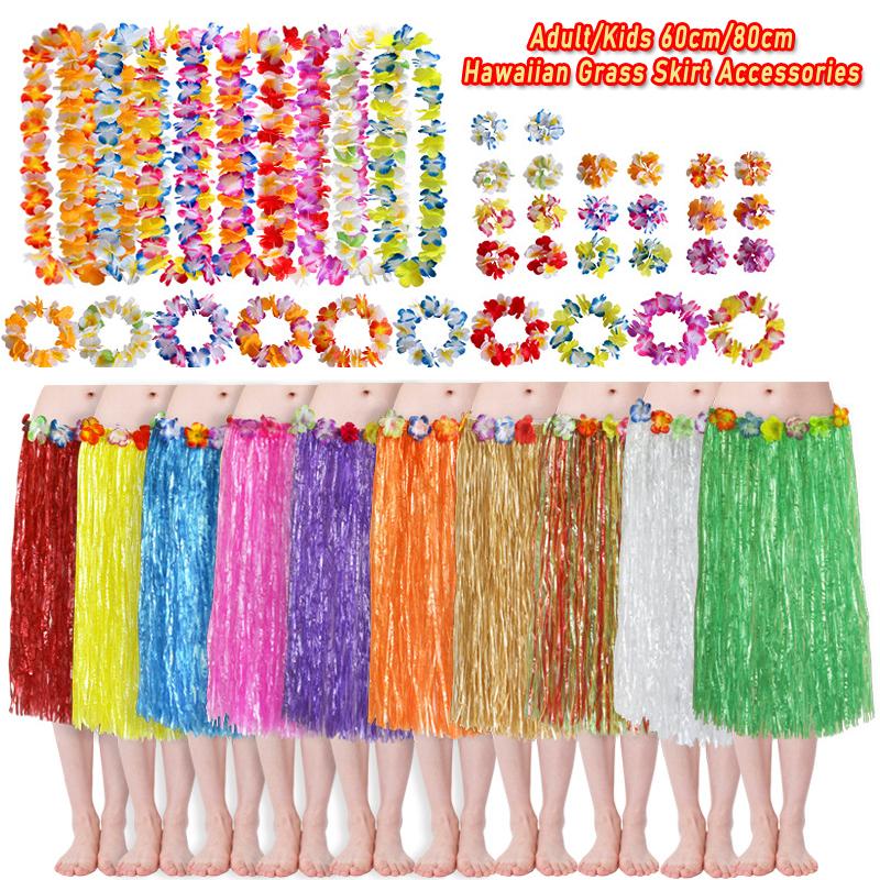 Kostum Tarian Hula Tropika Hawaii, Skirt Rumput dengan Kalun - TikTok ...