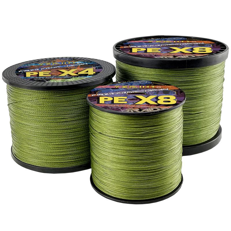 300m 8 Strands Super Strong PE Braided Fishing Line Multifilament ...