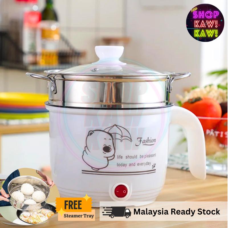 Periuk Elektrik Mini Serbaguna 1.8L | Mini Multi-Function Cooker ...