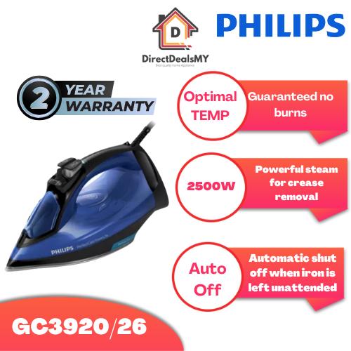 PHILIPS Steam Iron OptimalTEMP GC3920/26 [No-burns guaranteed] - TikTok ...