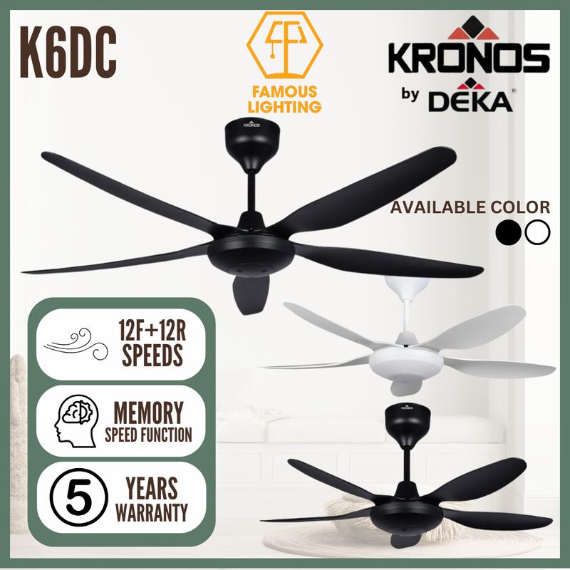 DEKA KRONOS K6 DC Motor 24 Speeds K6 56" / K6 40" Ceiling Fa - TikTok ...