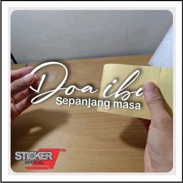 cutting sticker doa ibu sepanjang masa - Shop | Tokopedia