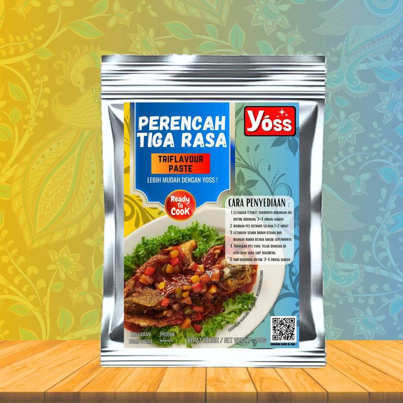 Perencah Masakan YOSS - Perencah Tiga Rasa - Ready to Cook - - TikTok ...