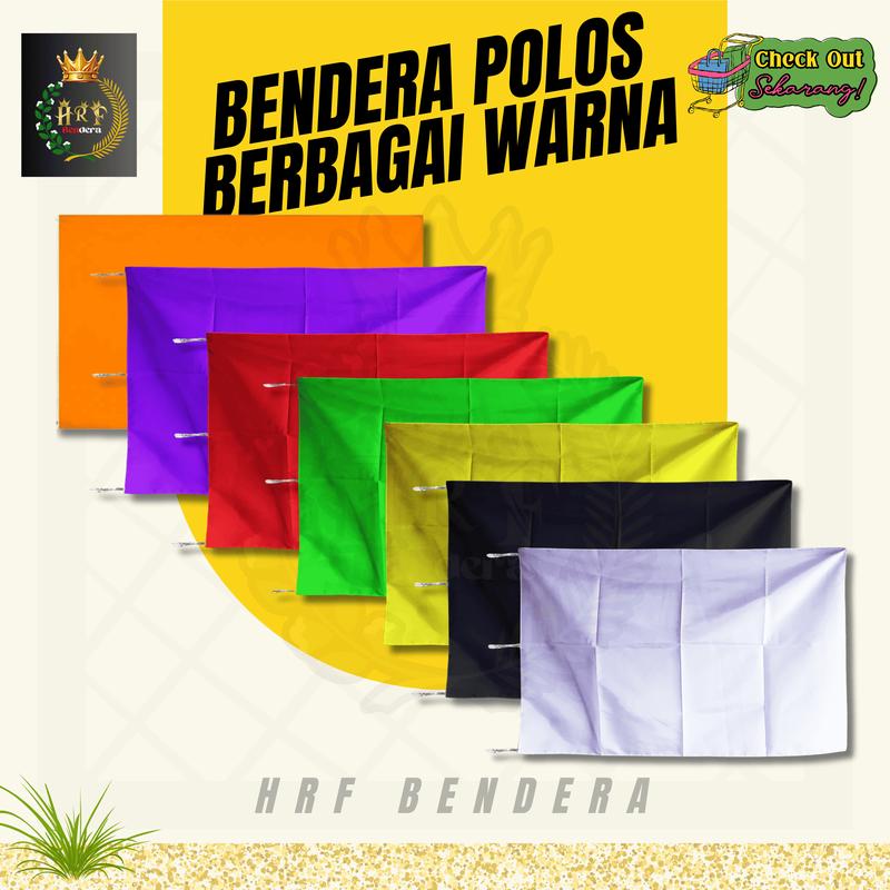 Bendera Polos Jumbo Berbagai Warna Berbagai Ukuran Poliester - Shop ...
