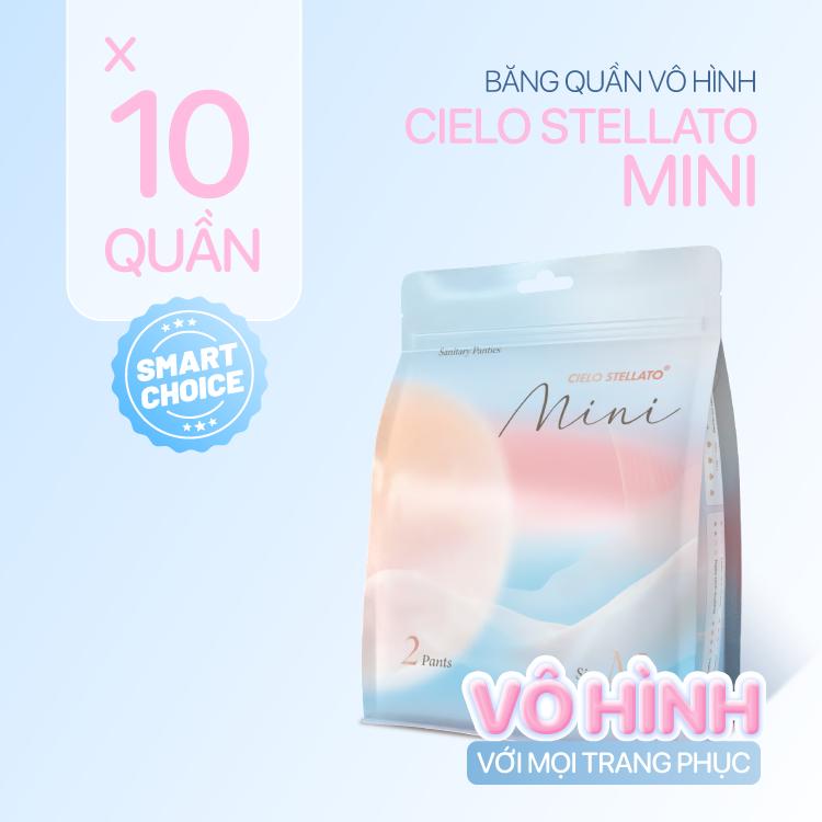 Combo 10 băng quần vô hình Cielo Stellato Mini, không viền, mỏng ...