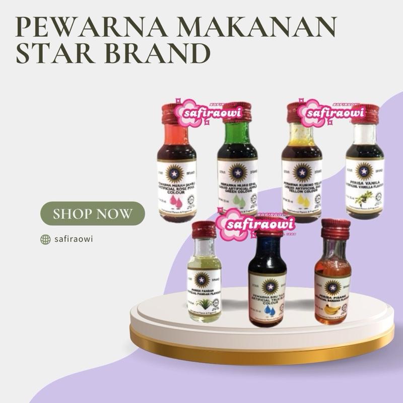 PERISA & PEWARNA MAKANAN STAR BRAND [VANILA/PANDAN/OREN/KUNING - TikTok ...