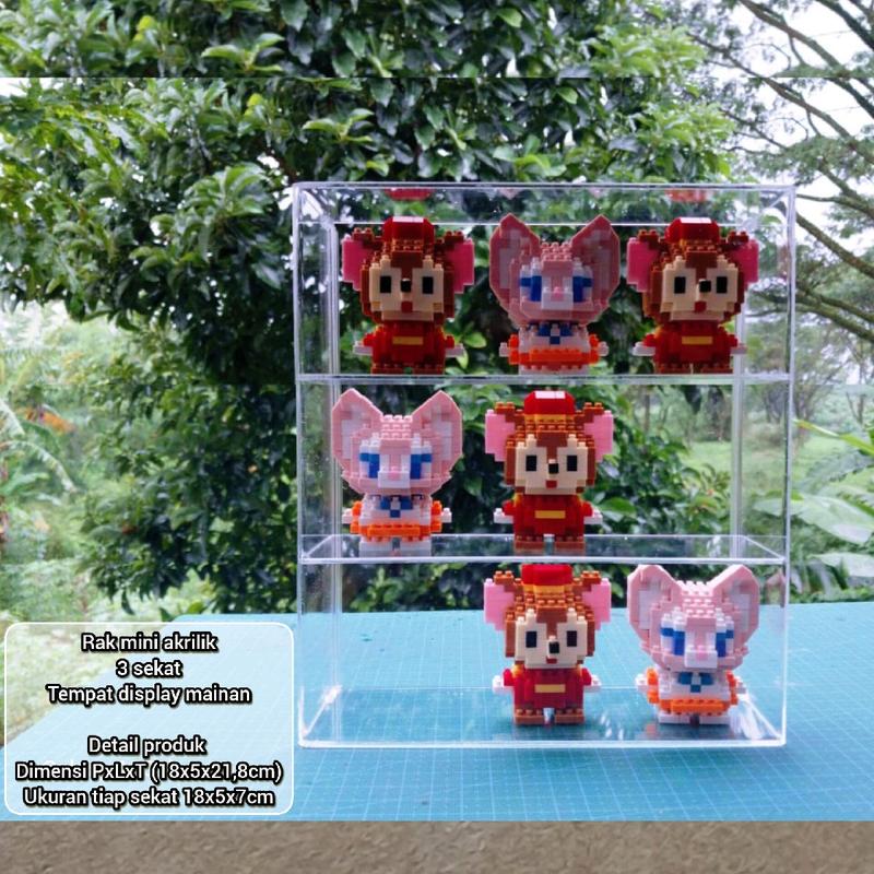 rak mini akrilik/tempat display mainan - Shop | Tokopedia