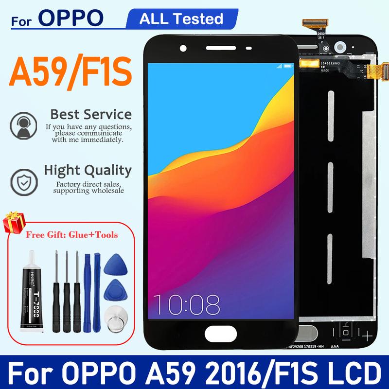5.5" For OPPO A59 A1601 Display For OPPO F1S Touch Screen Digitizer ...