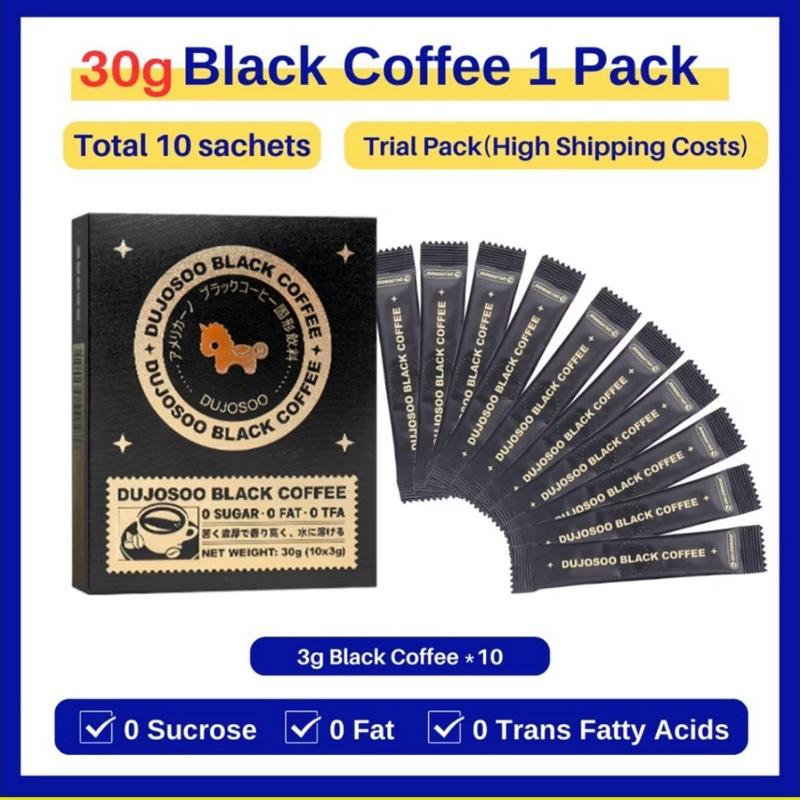 DUJOSOO BLACK COFFEE 10 SACHET PER BOX Beverage - TikTok Shop Philippines