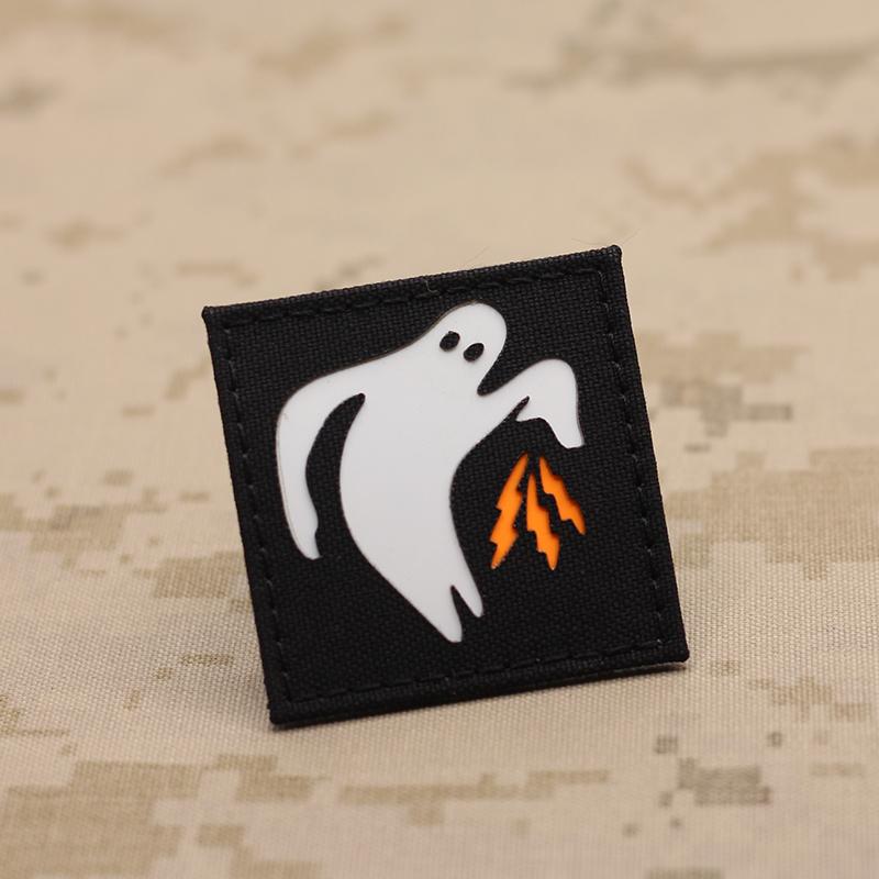 Ghost Ghost Patch, Laser Cutting Tactical Patch, Clothing Patch ...