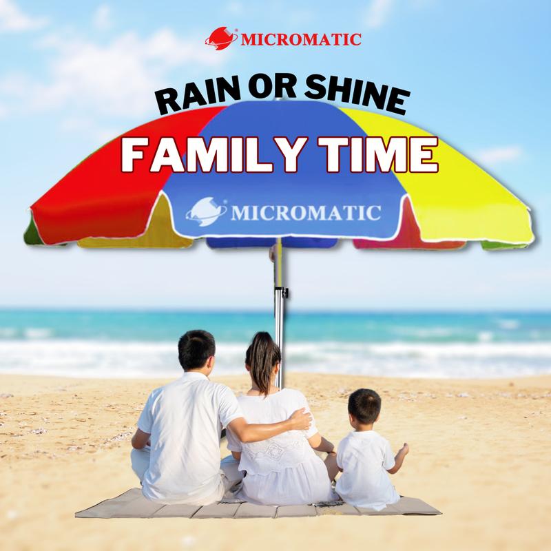 MICROMATIC Outdoor Shade Giant Big Umbrella Parasol 36" Lightweight ...