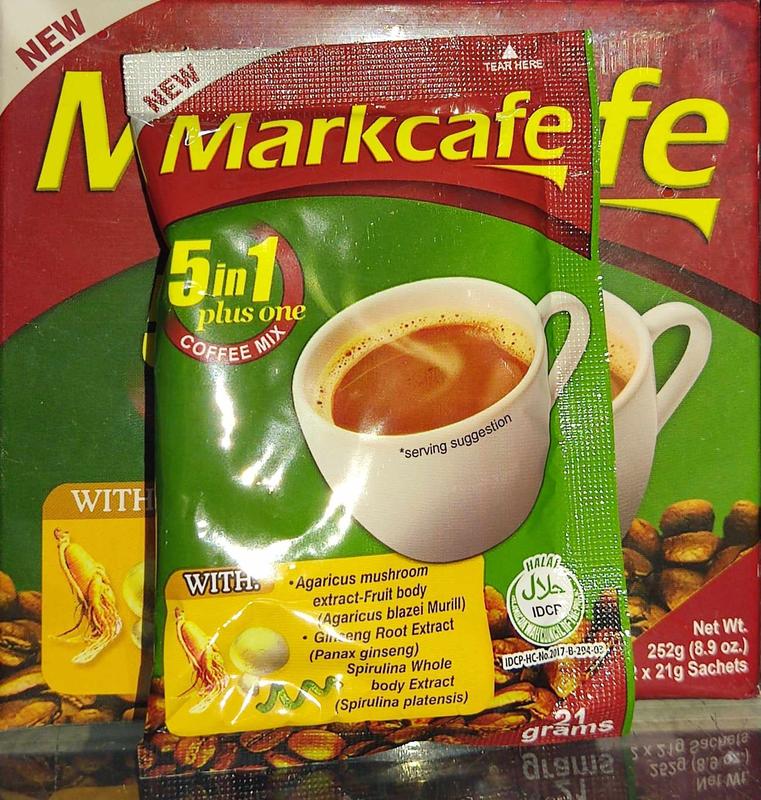 Markcafe 5 plus one Coffee mix with Agaricus Mushroom Extrac - TikTok ...