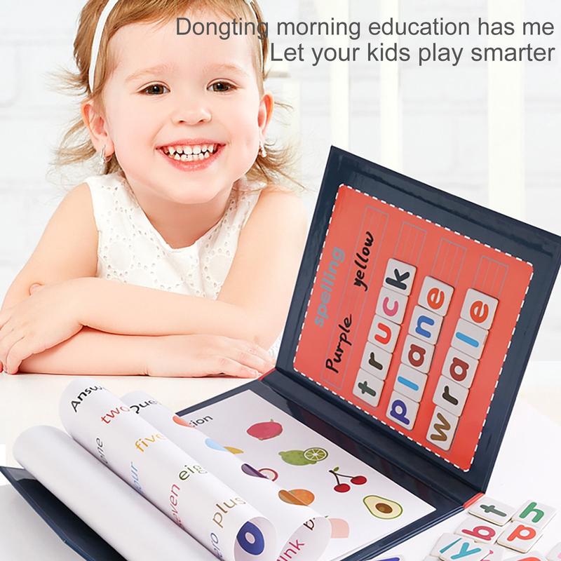 English Word Magnetic Spelling Game Alphabet Letters Cards Early ...