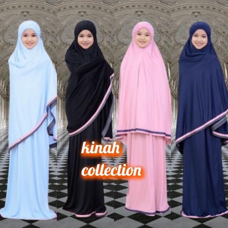 Kinah Collection Telekung Kanak-Kanak Arafah Budak M 5-11 Th - TikTok ...