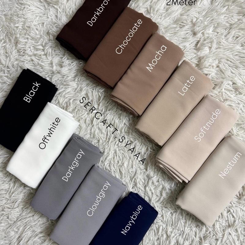 Shawl Heavy Chiffon 2 Meter | Shawl Keknis 2 Meter - TikTok Shop Malaysia
