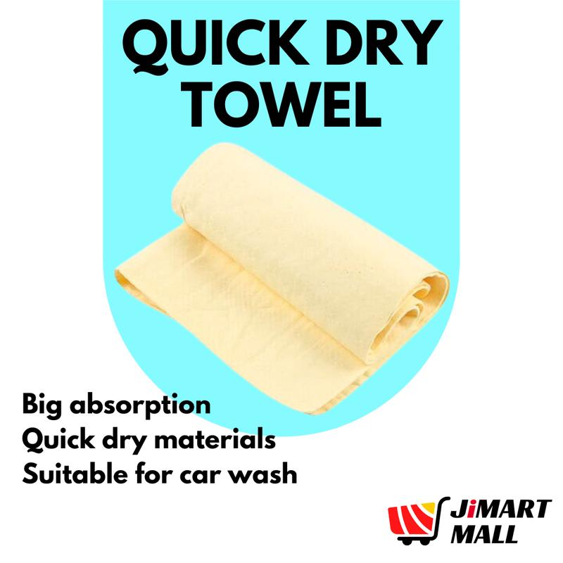 CLEANING DRYING TOWEL Super Absorb Water Cloth Clean Cham Ca - TikTok ...