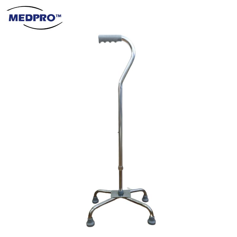 [NEW!] MEDPRO Silver Anti-Rust Broad Quad Cane / Quad Stick 900g ...