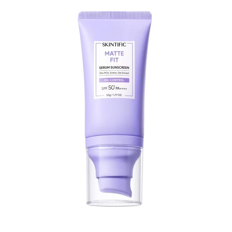 Skintific, Matte Fit, Serum Sunscreen, Oil Control, SPF 50 PA++++, 50 g ...