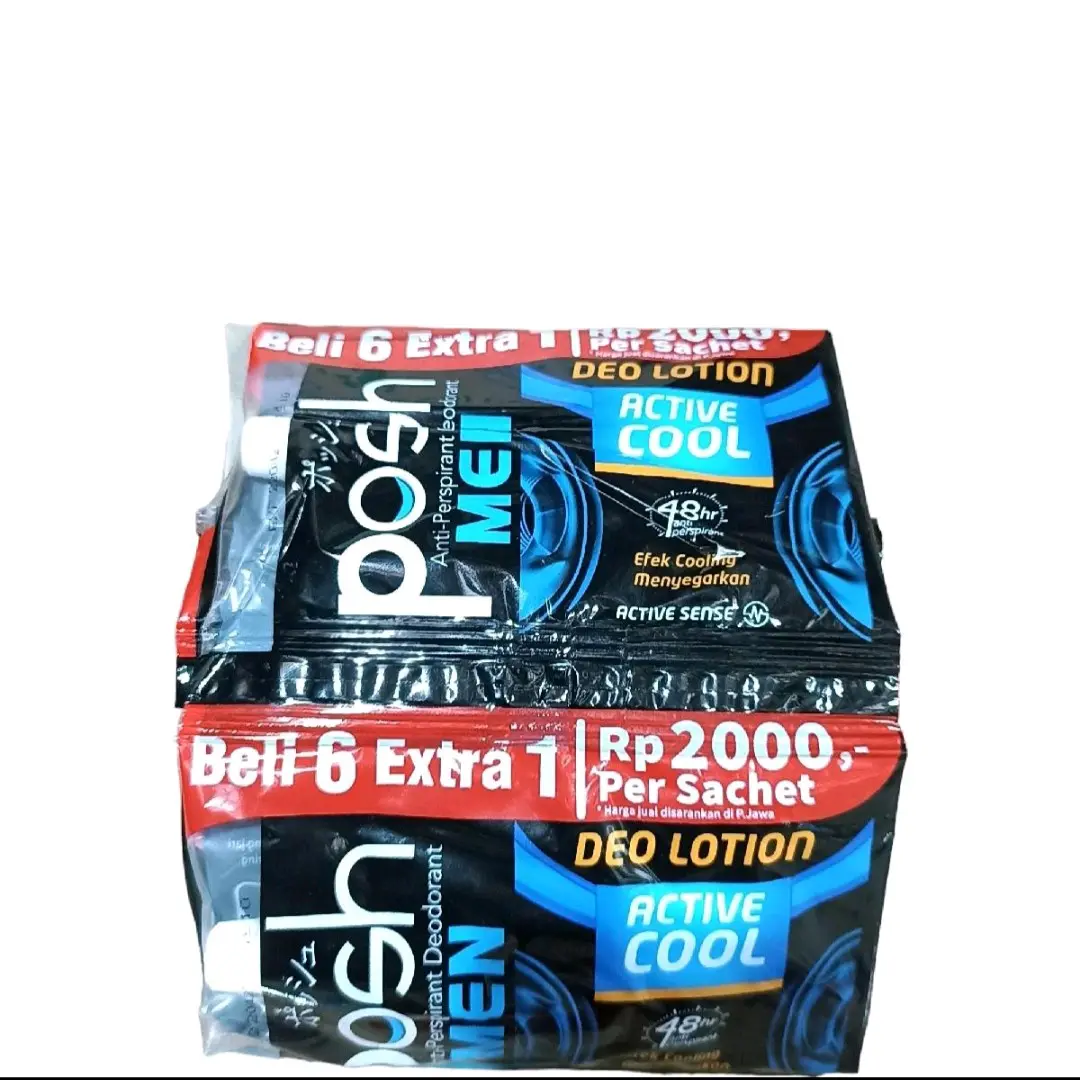 Posh Deo-Lotion Sachet 12 Pcs + 2 Gratis, Pemutih Ketiak - Bau ...
