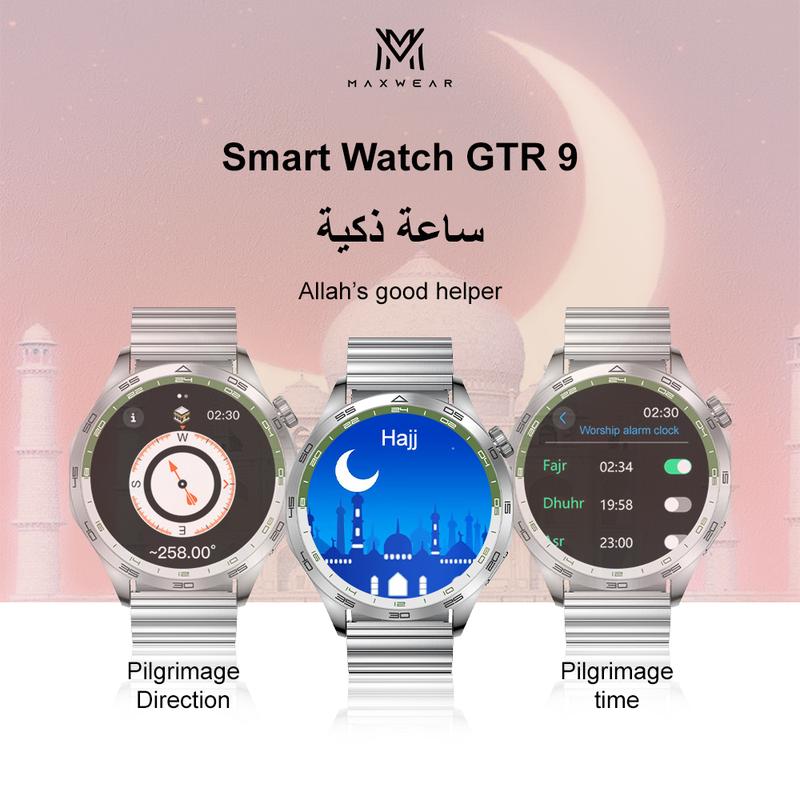 Jam Tangan Pintar, Maxwear, GTR9, dengan Penyimpanan 4GB, NFC, - TikTok ...