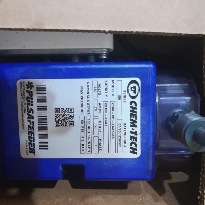 Jual Dosing Pump Chemtech Pulsafeeder Series 100/030 - Jakarta Utara ...