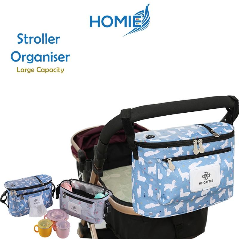 Baby Stroller Bag Large Capacity Mommy Bag Small Stroller Accessories ...