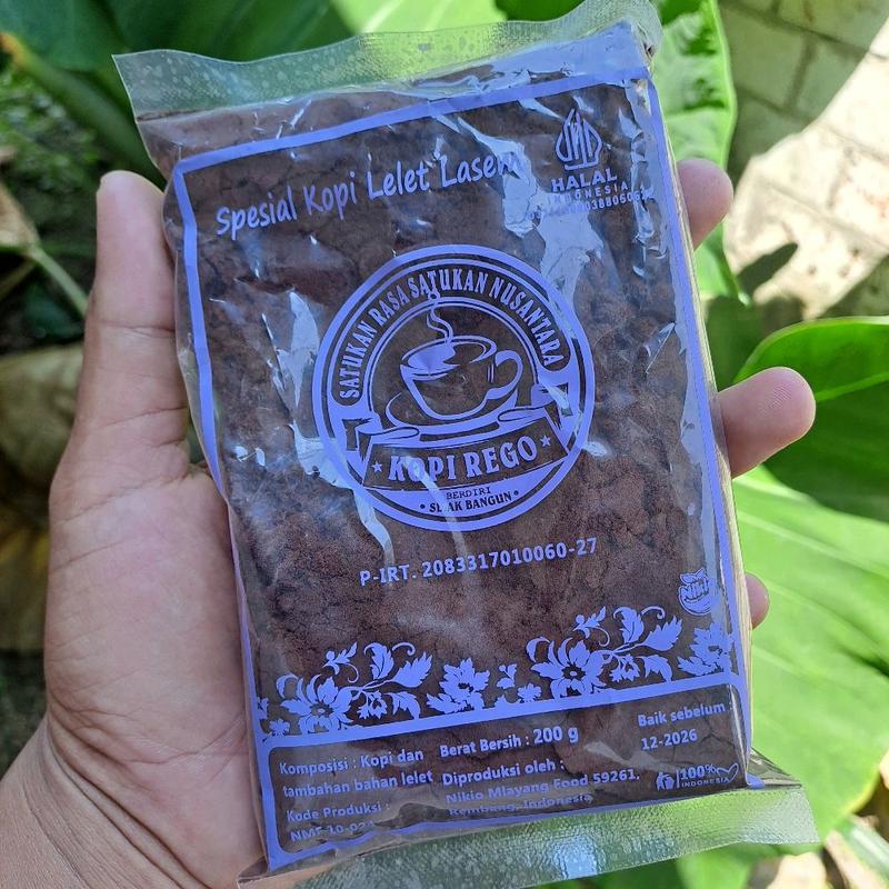 Spesial Kopi Bubuk Lelet Murah Khas Lasem Kopi Rego Coffee 200gr ...