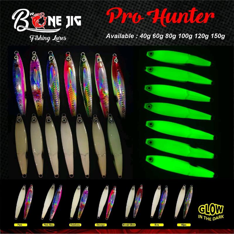 mwtal jig Bone jig pro hunter 30g+120g - Shop | Tokopedia